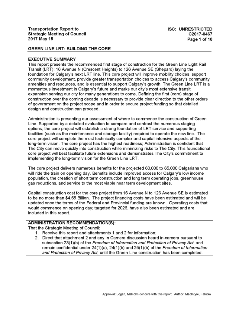 Green Line: Past, Present and Future – #LRTOTG